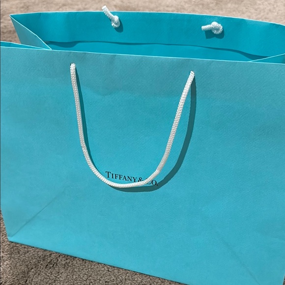 Tiffany & Co. | Bags | Tiffany Co Blue Shopping Bag | Poshmark